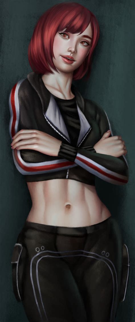 Casual Femshep Mass Effect By Mikesw1234 On Deviantart