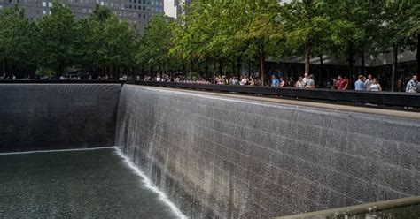 Person Leaps 45ft Into 911 Memorial Pool In Front Of Horrified