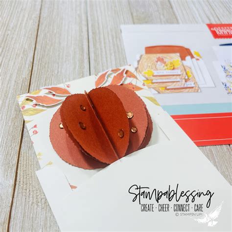 Stamp A Blessing APPT Blog Hop Paper Pumpkin Pops Up