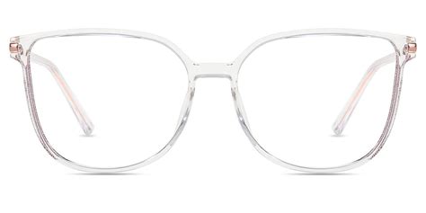 Womens Full Frame Mixed Material Eyeglasses