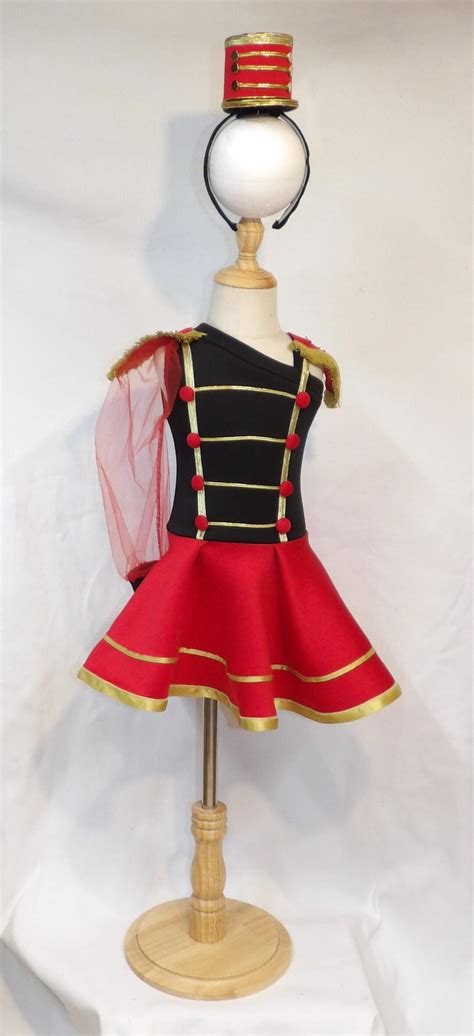 One Shoulder Nutcracker Outfit One Shoulder Christmas Outfit Nutcracker Girls Christmas