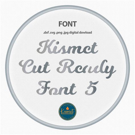 Font Svg Files For Cnc Script Font Ttf Digital Download Stencil Font Dxf File For Cnc Plasma