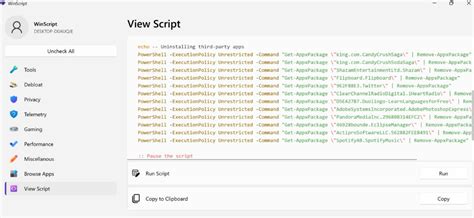 WinScript un configurateur Windows open source pour une personnalisation avancée