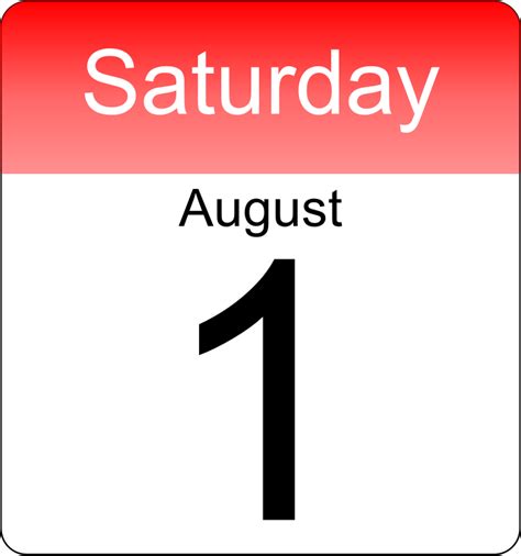 Clipart Day Calendar