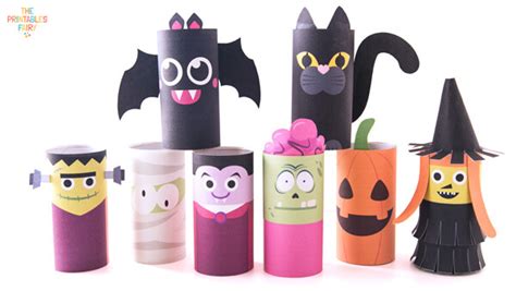 Halloween Toilet Paper Roll Crafts The Printables Fairy