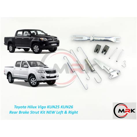 Toyota Hilux Vigo KUN KUN Rear Brake Drum Shoe Repair Kit Brake Strut Adjuster Kit SET LH