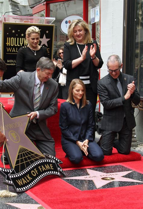 Jodie Foster Honored With Star On Hollywood Walk Of Fame In Los Angeles