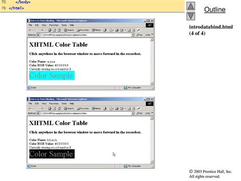 Chapter 16 Dynamic HTML Data Binding With Tabular Data Control Ppt