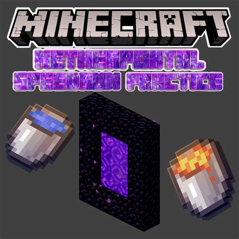 Speedrun Netherportal Practice Minecraft Worlds CurseForge