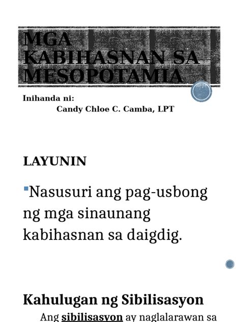 Pagsibol Ng Pamayanan Pdf