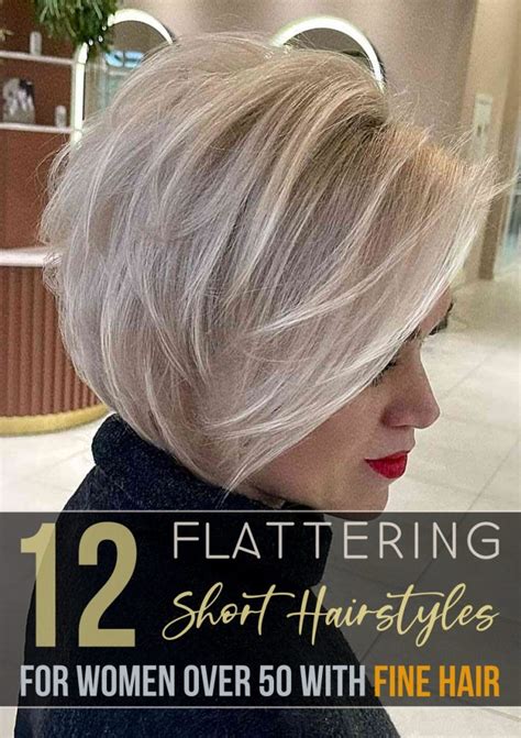 12 Flattering Short Hairstyles For Women Over 50 With Fine Hair