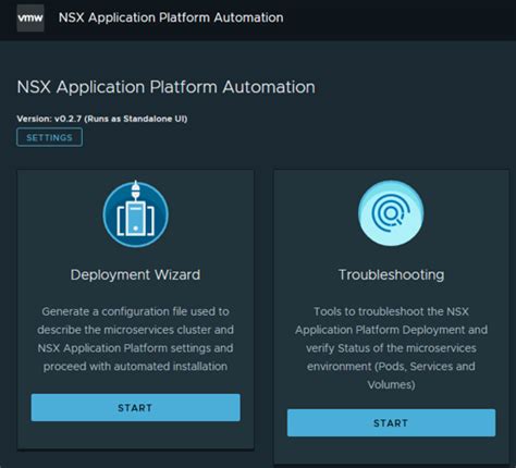 Nsx Application Platform Napp Deployment Using Automation Appliance