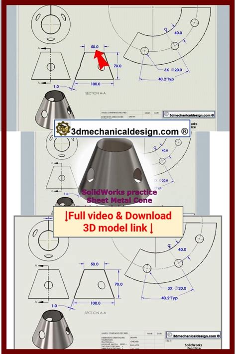 Solidworks Tutorial Designing A Conical Compression Spring Video