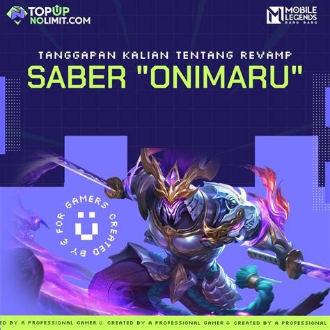 Top Revamp Saber Onimaru 🔥 Gimana Menurut Kalian Soal Desain