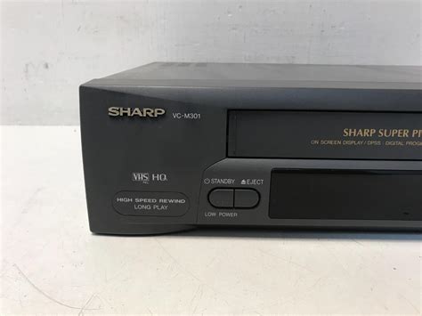 Sharp Vc M301 Vhs Vcr Player Recorder