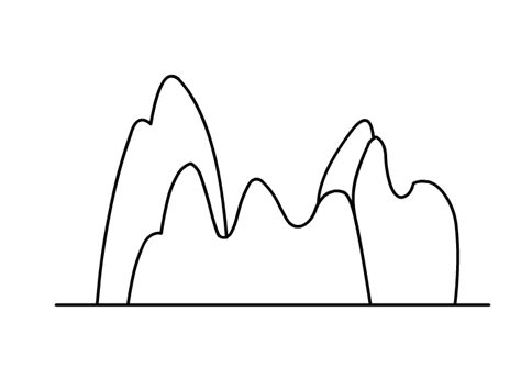 简笔大山 大山简笔画 第7页 大山谷图库