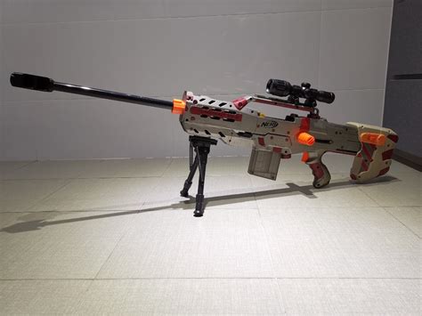 Nerf Longshot Mod Sniper Barrett Lookalike Stefan Hobbies And Toys Toys And Games On Carousell