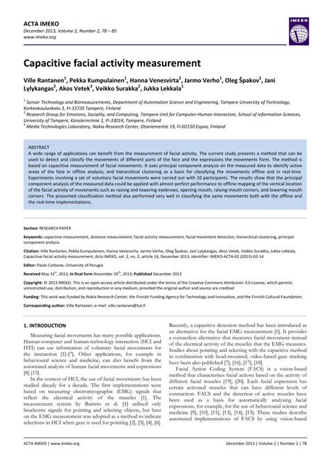 Pdf Capacitive Facial Activity Measurement Dokumentips