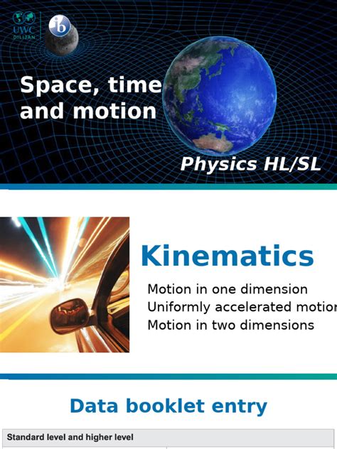A 1 Kinematics Motion Graphs Pdf Acceleration Velocity