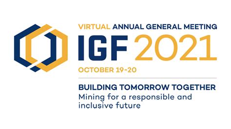 2021 Annual General Meeting Of The Intergovernmental Forum On Mining Minerals Metals And