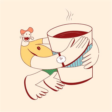 Premium Vector Coffee Loving Characters
