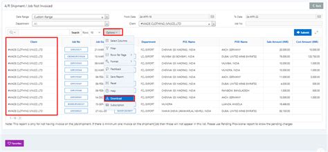 How To Generate A R Shipment Not Invoiced Report For Partic