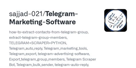 GitHub Sajjad 021 Telegram Marketing Software How To Extract