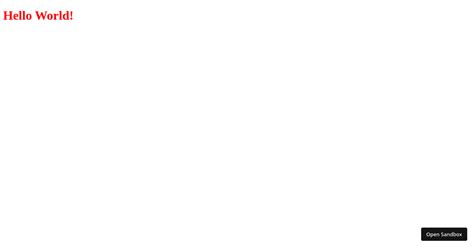 Inline Styling In Jsx Codesandbox