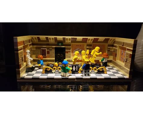 Lego Moc Minifigure Evolution Display By Jeffy O Rebrickable Build With Lego