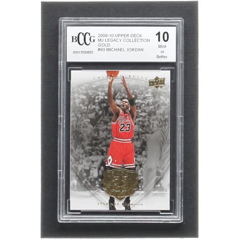 Michael Jordan 2009 10 Upper Deck Michael Jordan Legacy Collection Gold