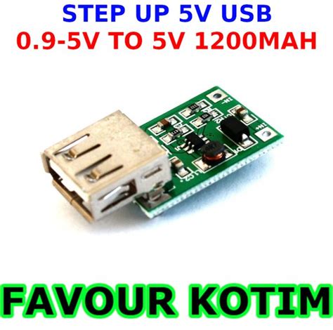 Jual MODUL STEP UP DC 0 9 5V MENJADI USB 5V 600MA CHARGE HP FVKOTIM Di