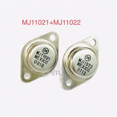 Tansistor Darlington Mj11021 Mj11022 แท้ ขายเป็นคู่ ทรานซิสเตอร์ Pnp Npn 250v 15a 175w