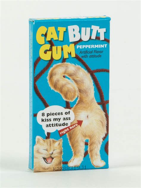 Cat Butt Gum Blue Q