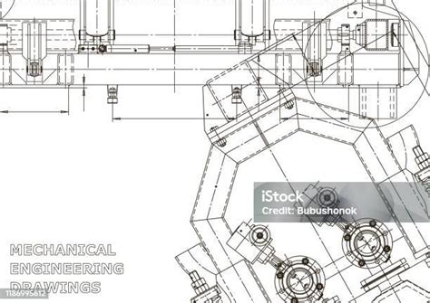 向量工程圖示封面傳單橫幅背景向量圖形及更多computer Aided Design圖片 Computer Aided Design