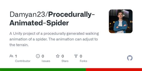 Github Damyan23procedurally Animated Spider A Unity Project Of A Procedurally Generated