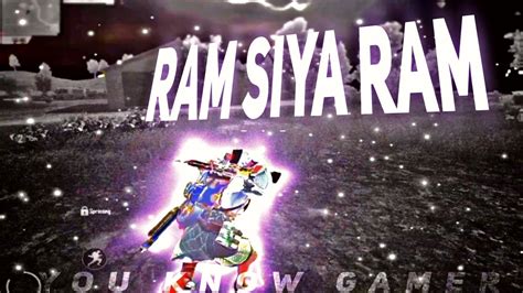 Ram Siya Ram Bgmi Beat Sync Montage Velocity Edit YouTube