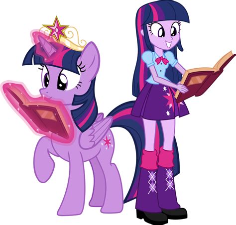 Twilight Sparkle And Twilight Sparkle By Vector Brony On Deviantart