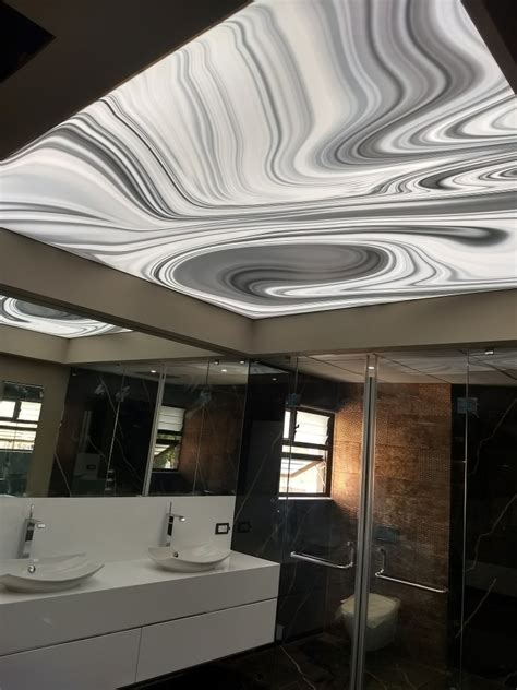 Plywood And Pvc Printed Stretch Fabric Ceiling At ₹ 600 Square Feet In Ahmedabad Id 9951879391