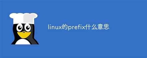 linux中的prefix什么意思 美云