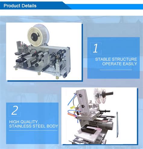 Semi Automatic Flat Label Applicator Easy Manual Labeling