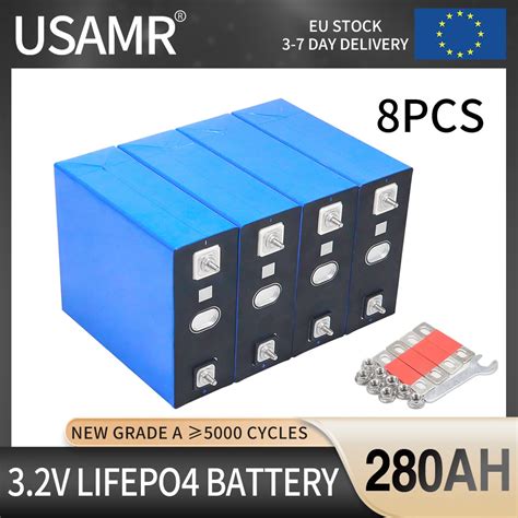 Lot De Batteries Au Lithium Fer Et Phxing Qualit A VeFePO4 3 2V 280Ah