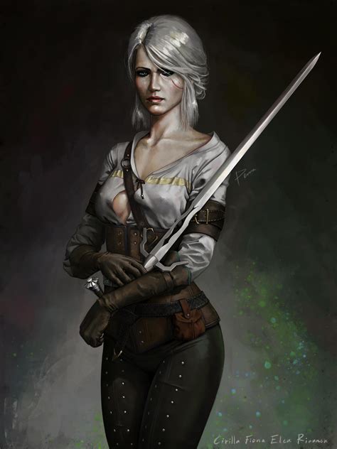 Cirilla Fiona Elen Riannon By Emanuel Mendez R Witcher