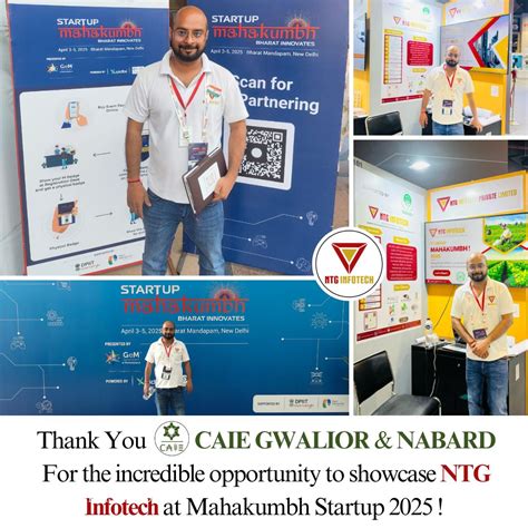 Ntginfotech Mahakumbhstartup2025 Caiegwalior Nabard Startupindia