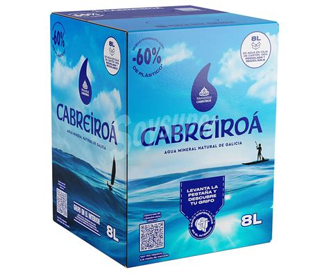 Cabreiroá Agua mineral sin gas en caja de cartón l