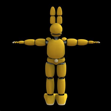 Fnaf Springbonnie Full Body Wearable Armor With Head 3d Model Etsy