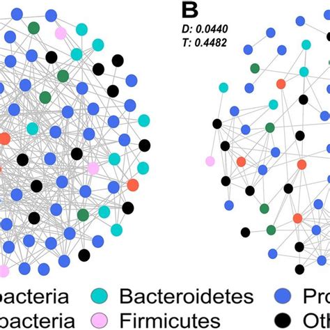 Network Of Co Occurring Microbial Otus Of As Based On Correlation Download Scientific Diagram