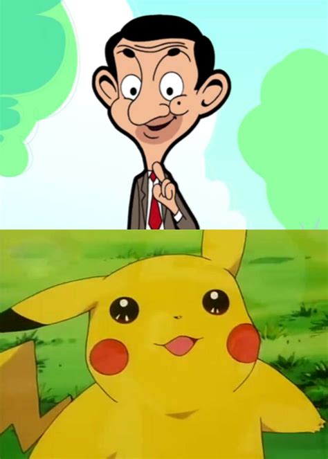Mr Bean Finds Pikachu Cute By Media201055 On Deviantart