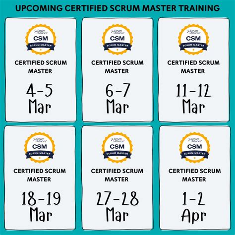 Csmtraining Scrummaster Agileleadership Marchtraining Agilesuccess