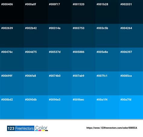 Pantone Process Blue C 0085ca Detailed Color Information And Usage