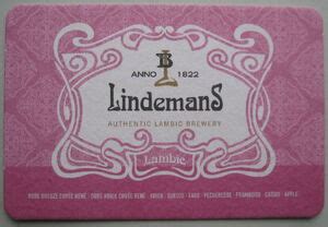 Bierviltjes Lindemans Brouwerij Lindemans BelgiëCol BE 017179